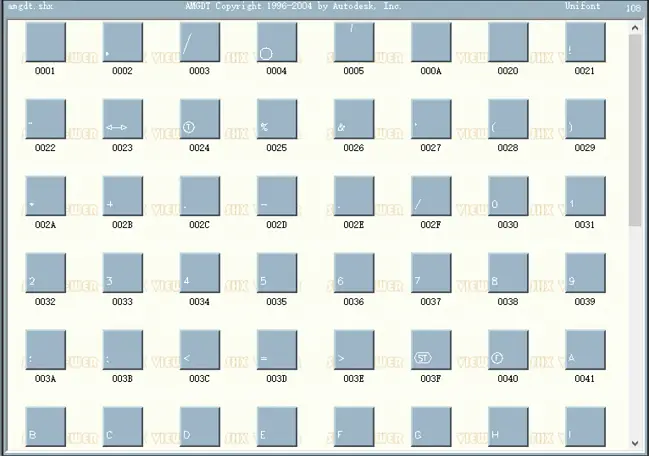 amgdt.shx字体下载 - 周站长CAD
