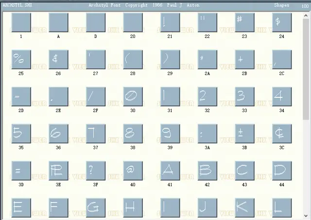 ARCHSTYL.shx字体下载 - 周站长CAD