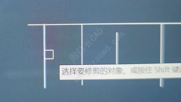 shift键在CAD修剪和延伸中的灵活切换应用 - 周站长CAD